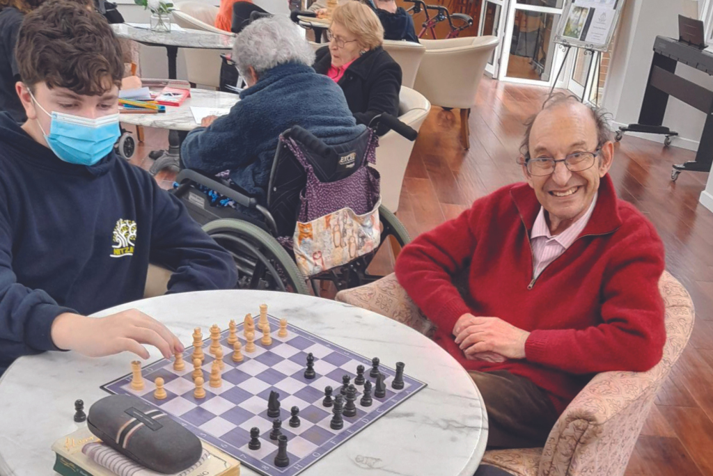 Selfless young students support community seniors - mecwacare